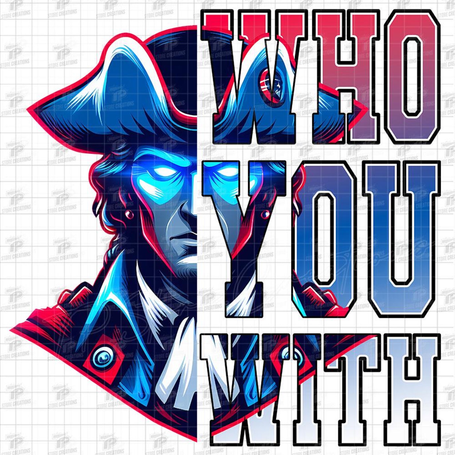 Patriot Who You With PNG, Viral PNG File for Crafters, Patriot Mascot ...