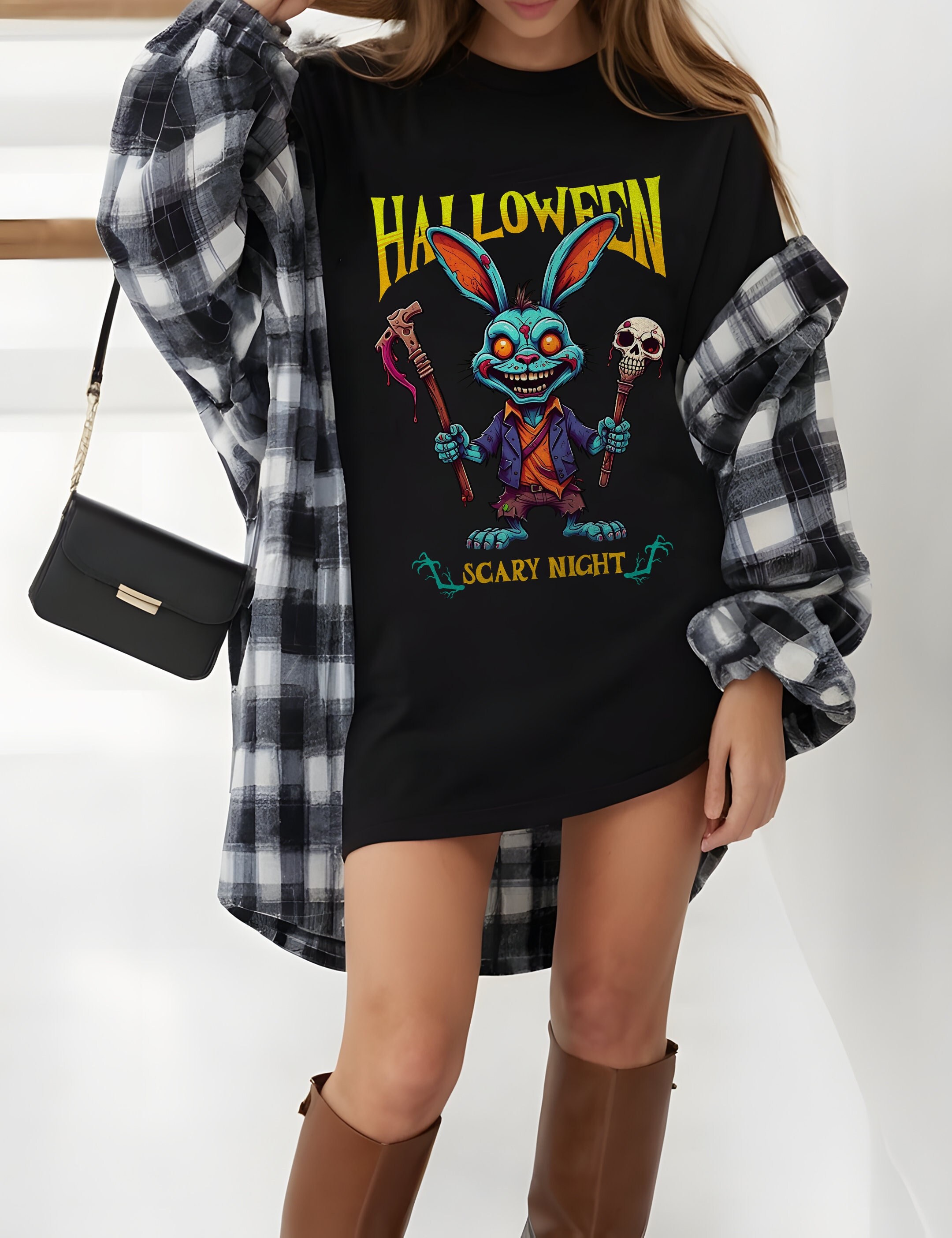 Halloween Rabbits Png, Zombie Rabbit Png, Halloween Horror Png, Scary ...