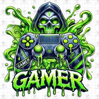 Dripping Pro Gamer PNG, Colorful Graffiti Sublimation Design (digital ...
