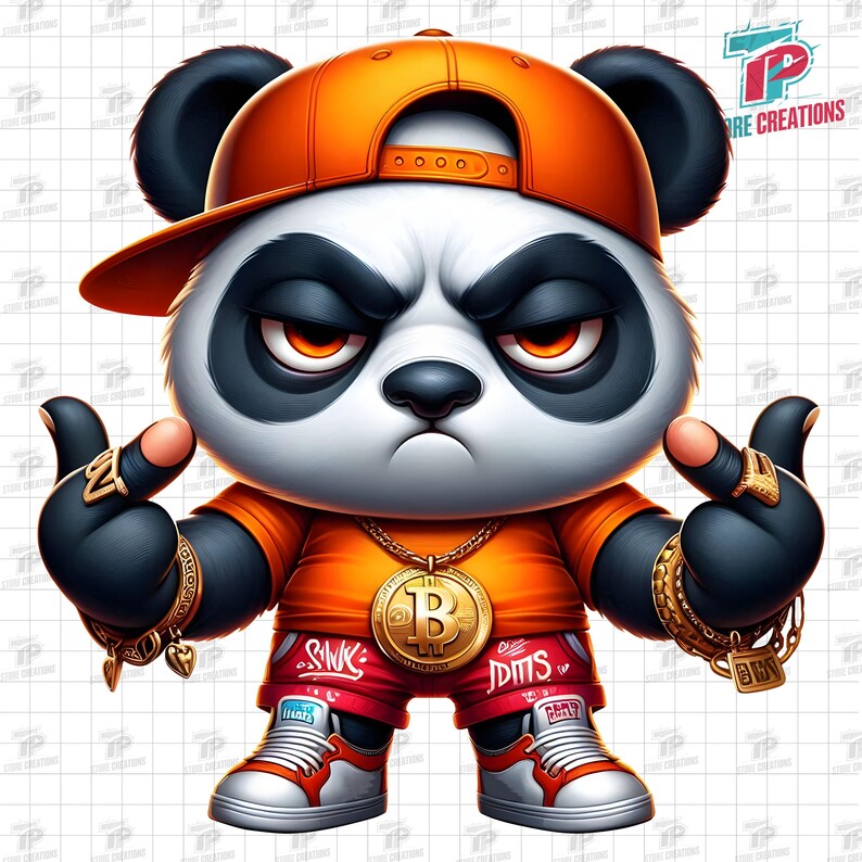 Hip Hop Panda Png, Gangster Panda Png, Panda Gangster Hip Hop ...