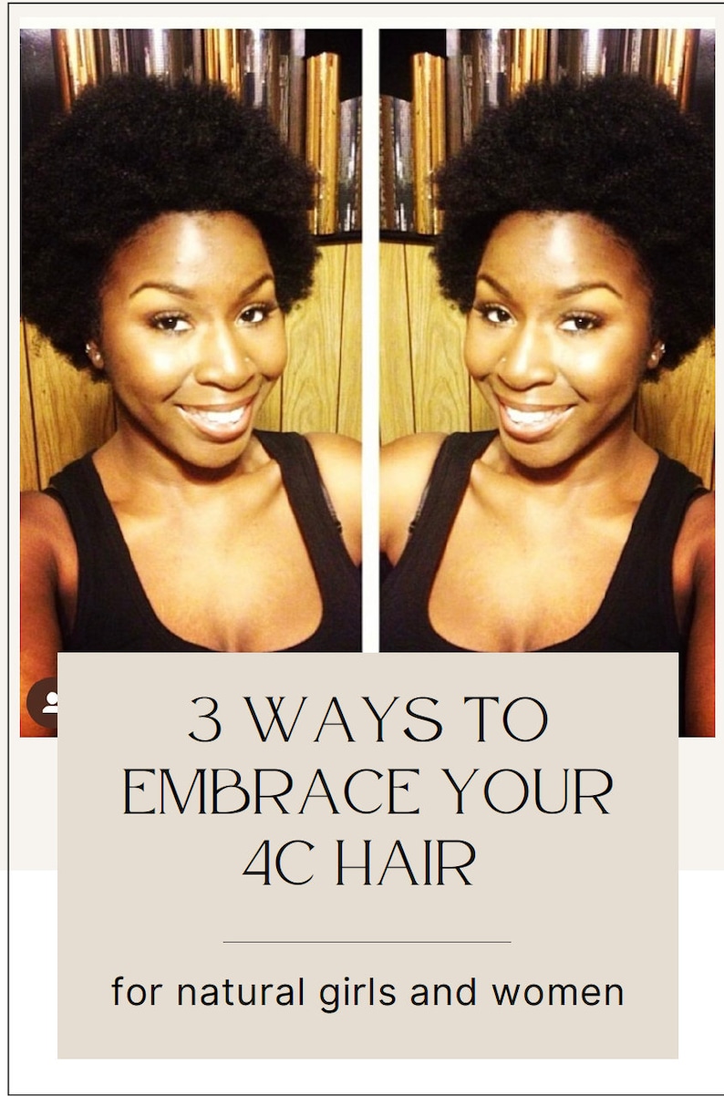 3 Ways to Embrace Your 4C Hair - Etsy Canada