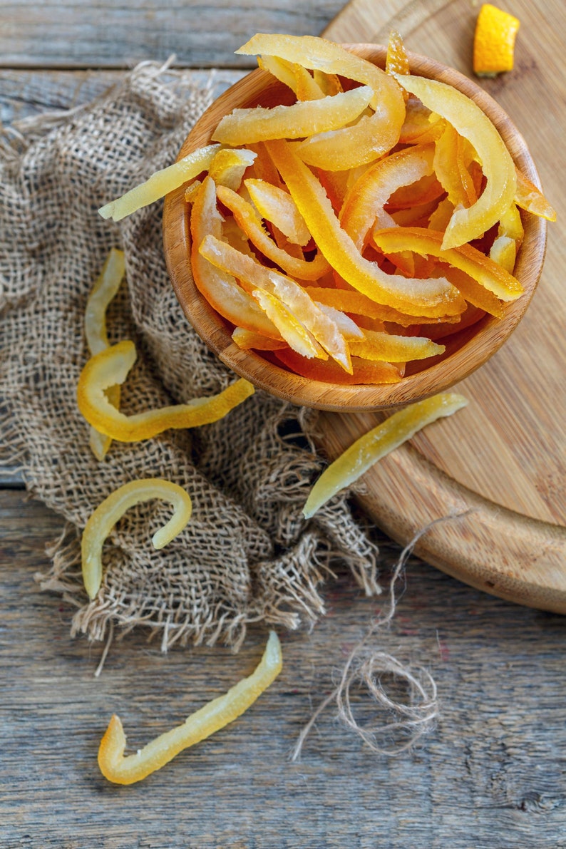 Candied Citrus Peels, Oranges and Lemons, Homemade, Dried Fruit - Etsy