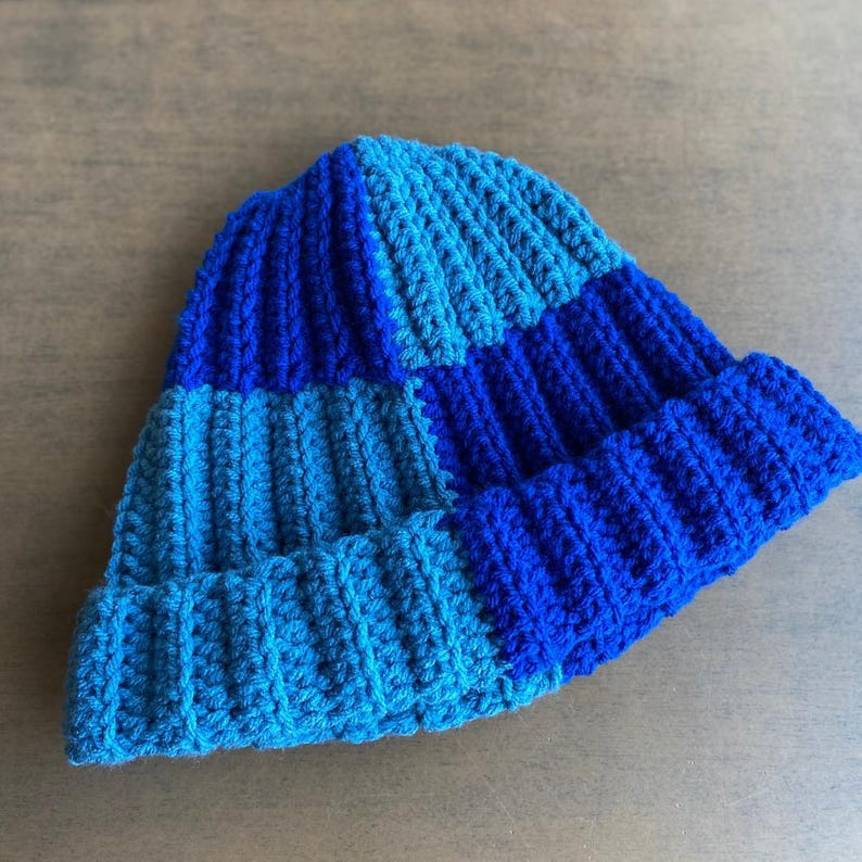 Patchwork Beanie Crochet Pattern | Seamless Closure | Adult Size ...