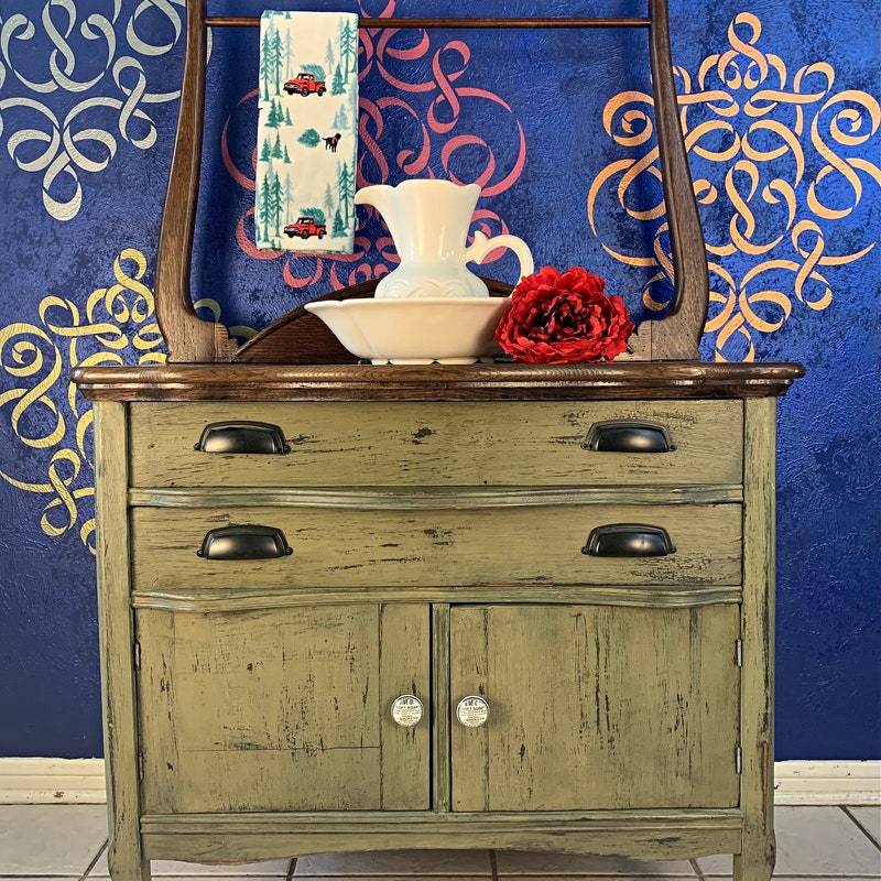 Antique Wash Stand - Etsy