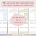 Spanish Bible Study Printable Bible Scriptures Digital Bible Summary ...