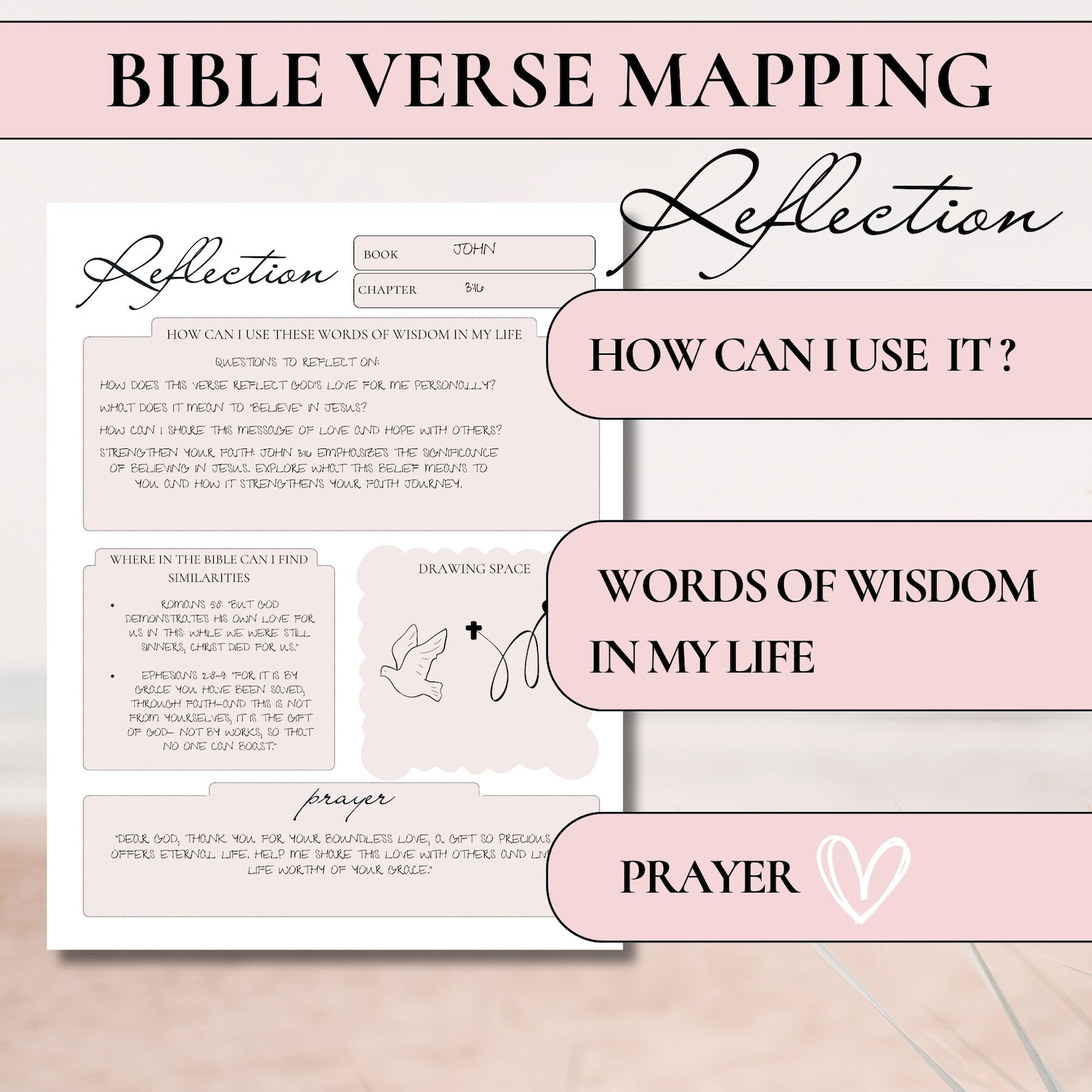 Bible Verse Mapping Printable Bible Study Bible Scriptures Bible ...