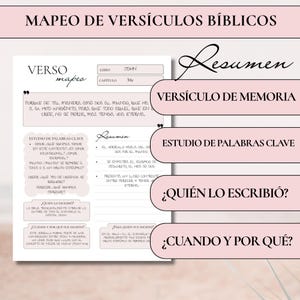 Bible Verse Mapping Spanish Bible Verses Maps Printable Bible Study ...