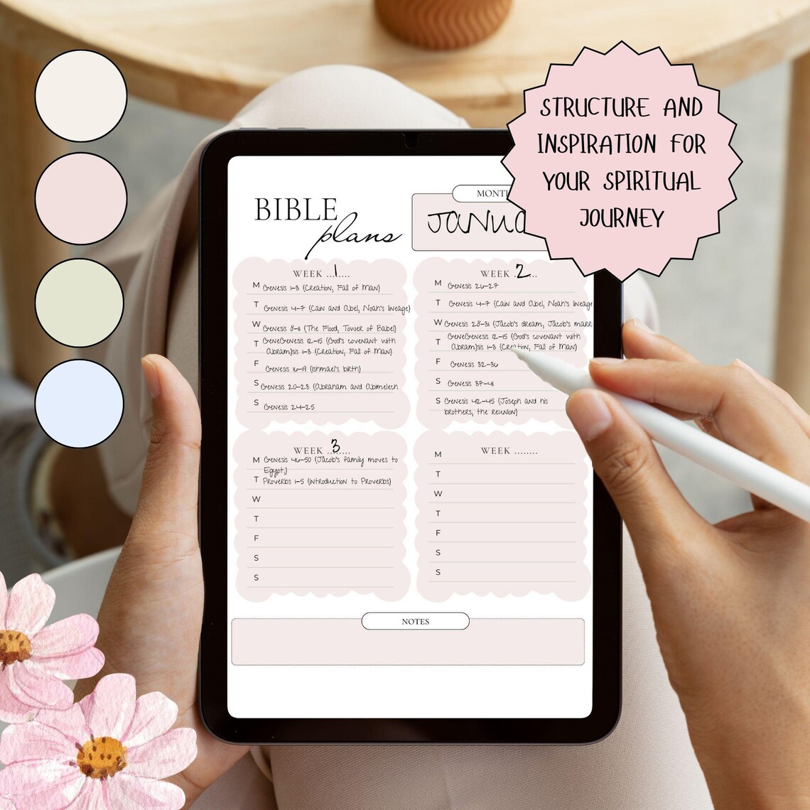 Bible Reading Plan Printable Daily Bible Reading Tracker Bible Study ...