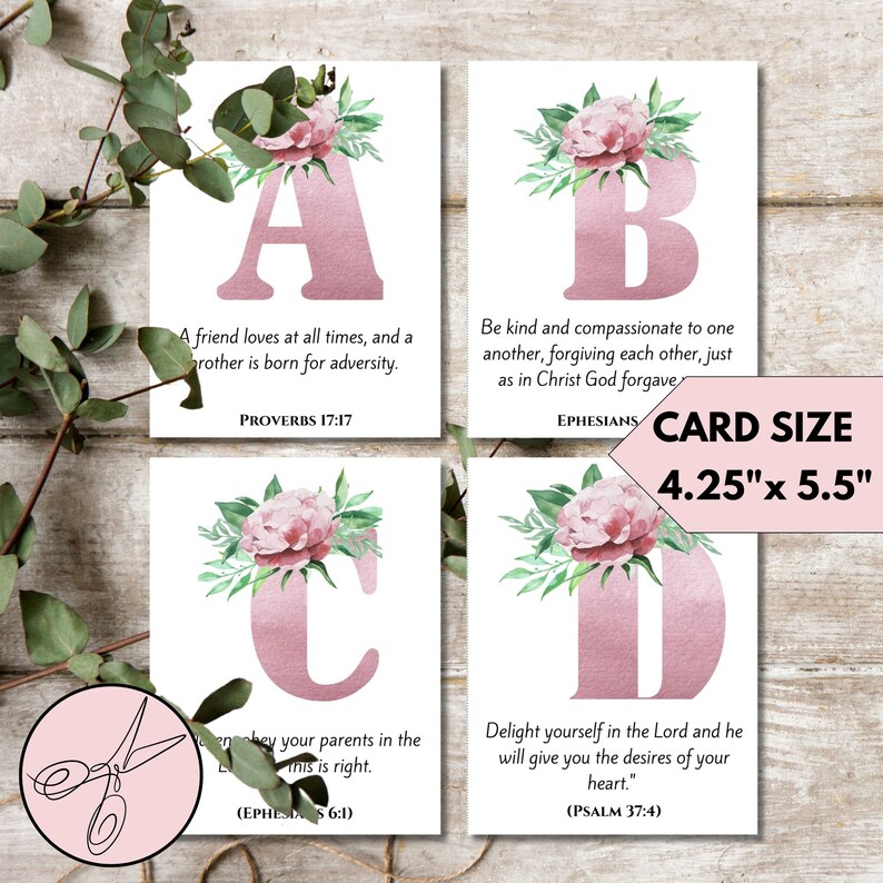 Bible Verse Cards Kids Bible Study Colorful Printable Bible Games Kids ...