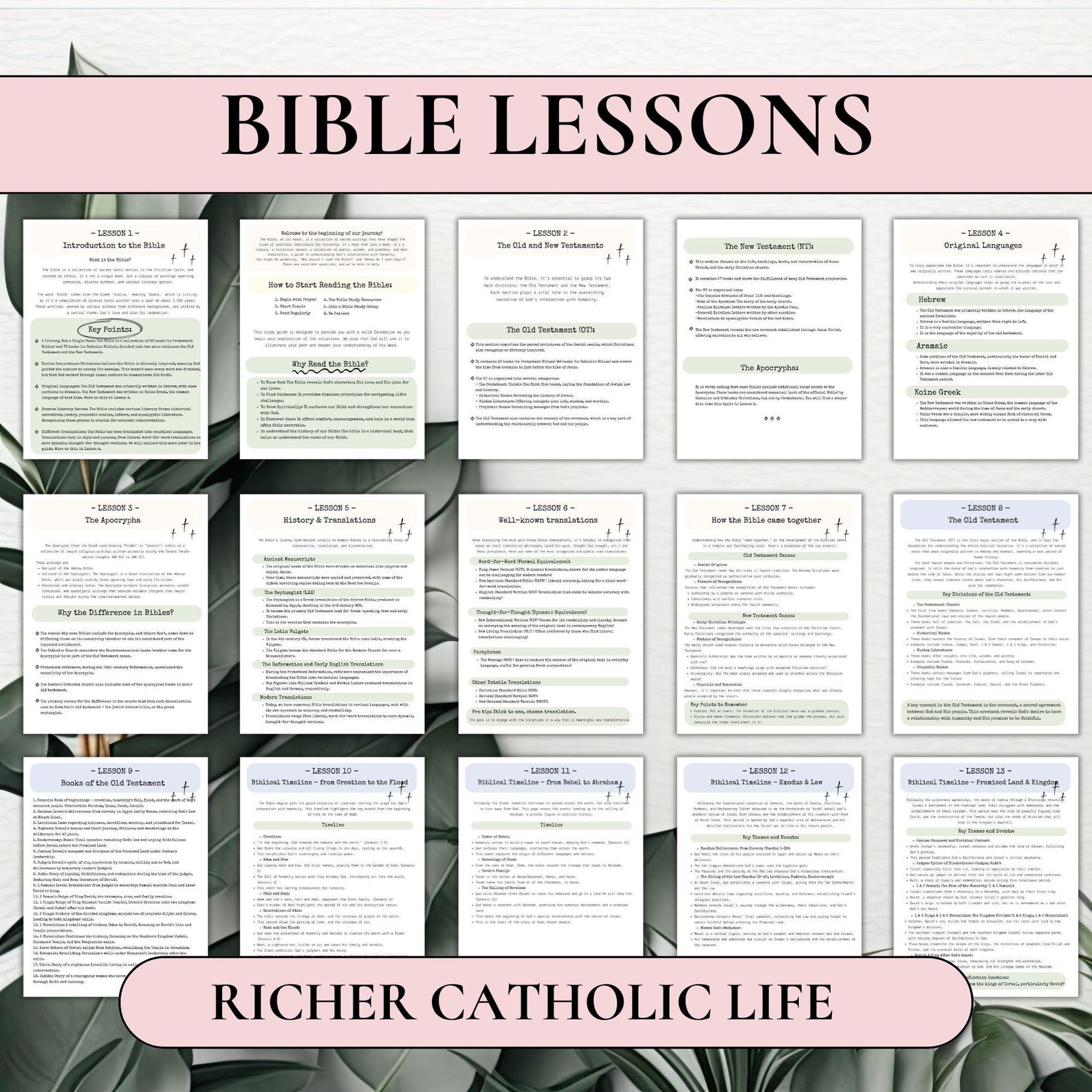 Bible Made Simple Beginner Bible Study Printable Bible Guide Template ...