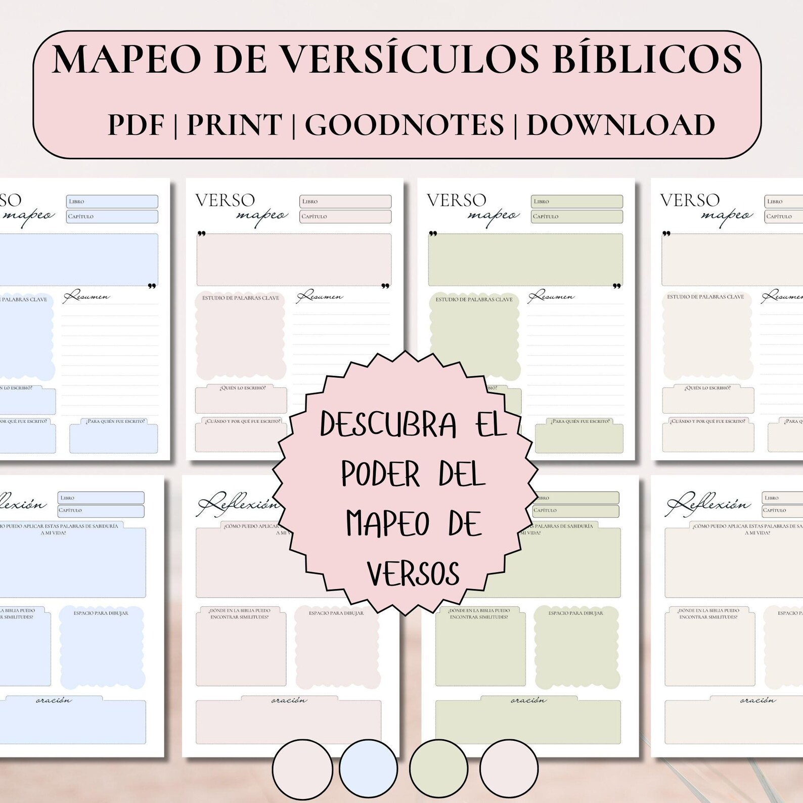 Bible Verse Mapping Spanish Bible Verses Maps Printable Bible Study ...