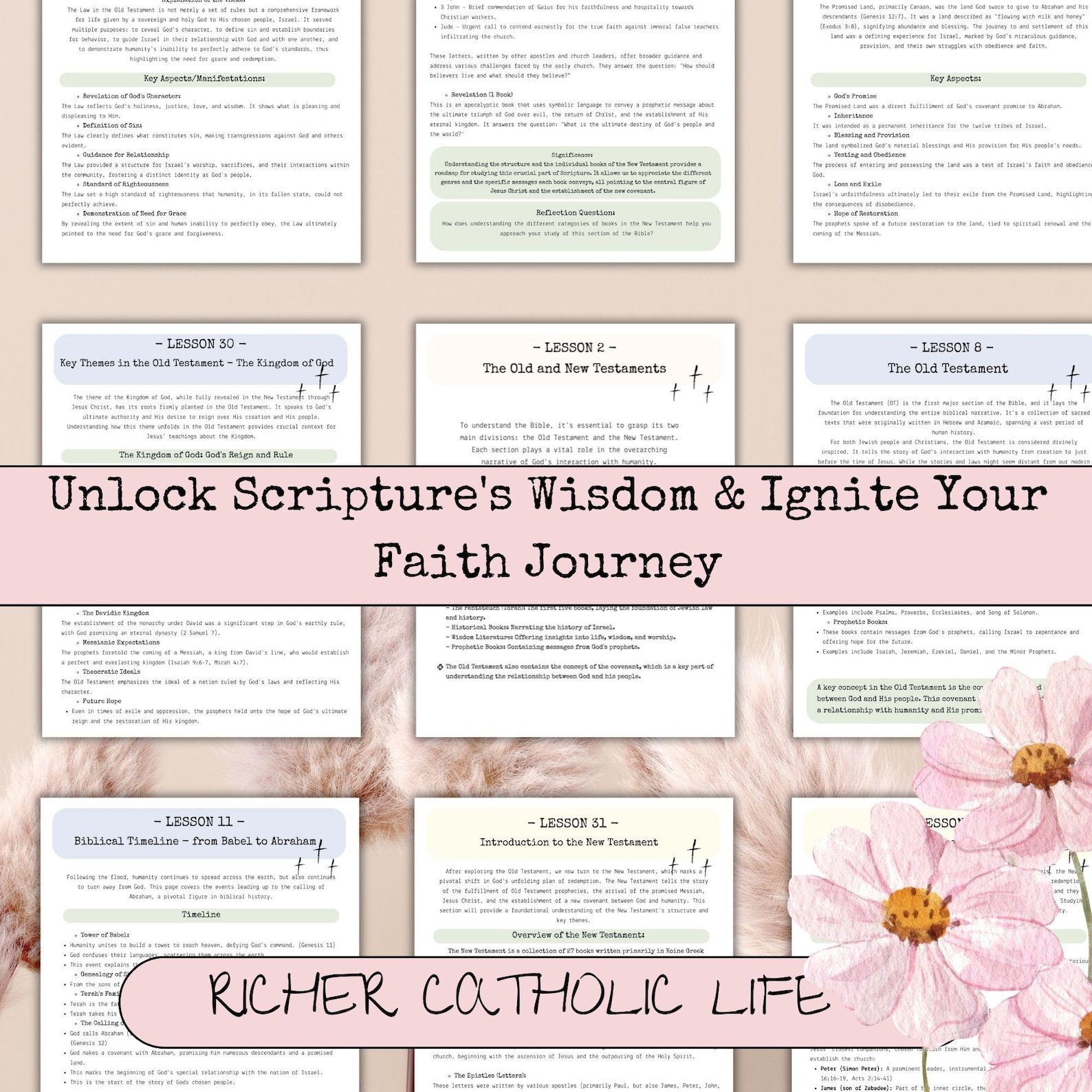 Bible Made Simple Beginner Bible Study Printable Bible Guide Template ...