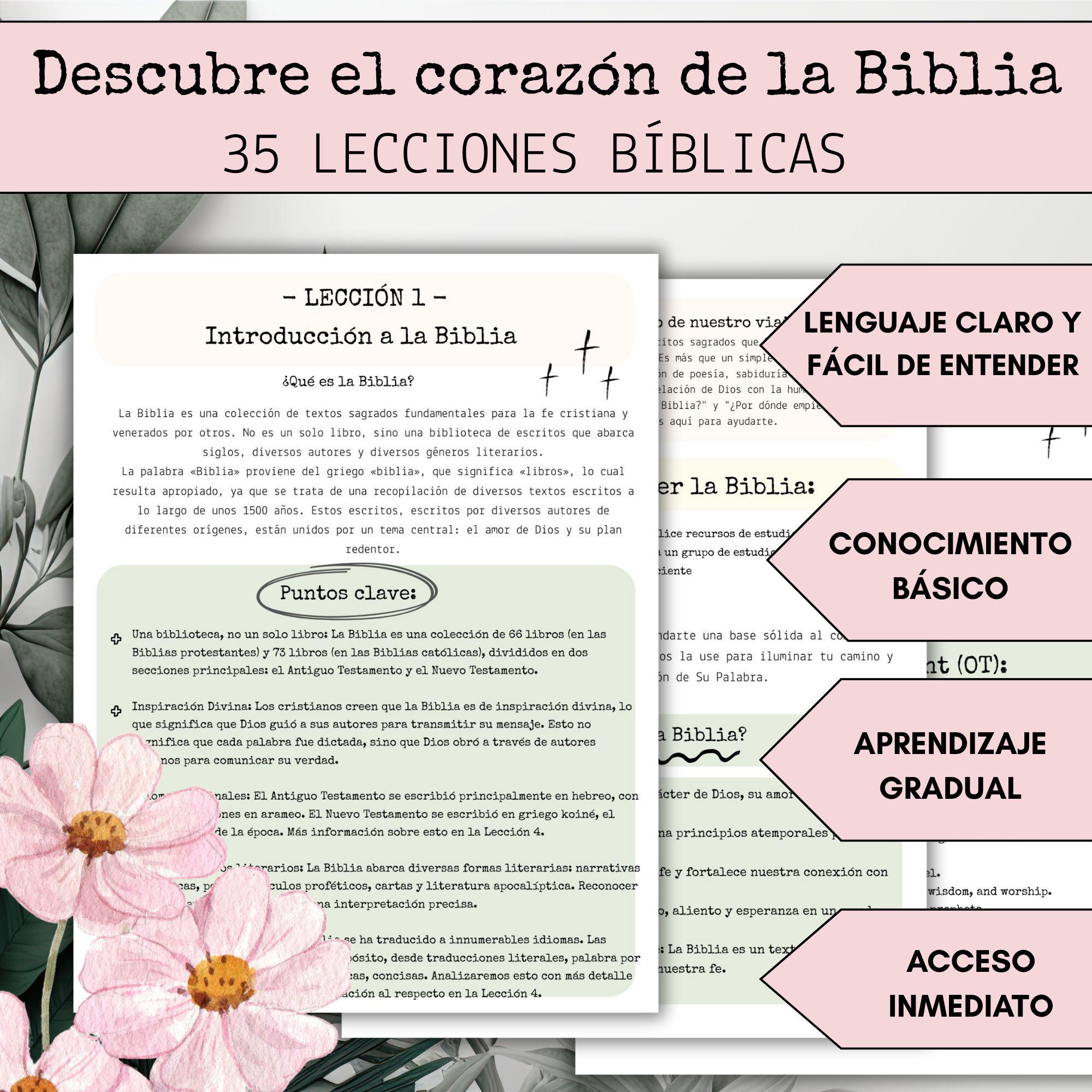 Spanish Bible Study Guide Printable Gift for First Communion Bible ...
