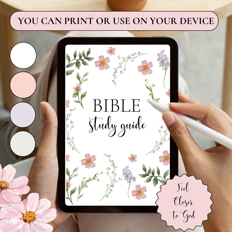 Bible Study Guide Bundle | Bible Study Template | Bible Study Printable ...