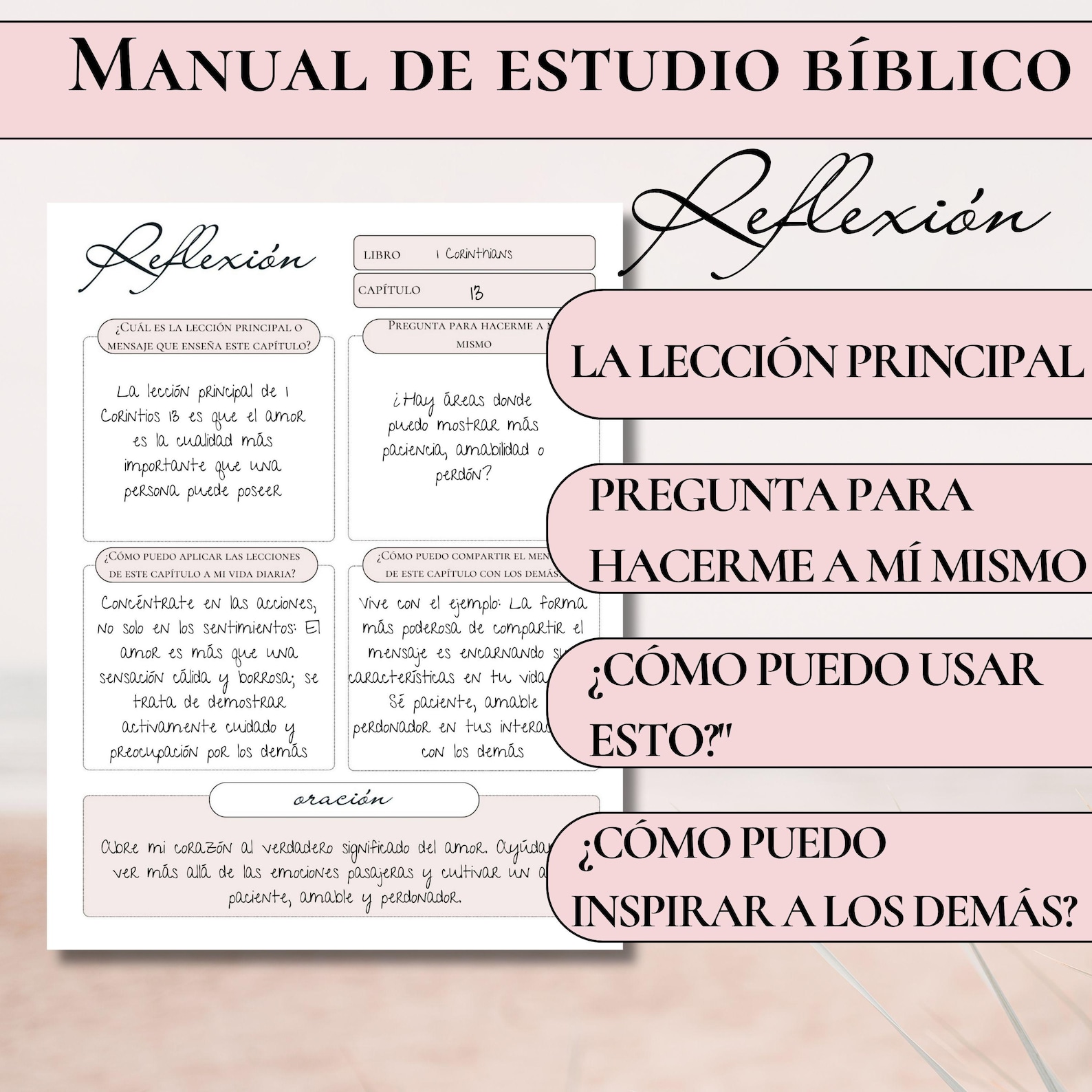 Spanish Bible Study Printable, Bible Scriptures Digital Bible Summary ...