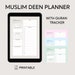 Muslim Planner Deen Planner Quran Tracker Salat Tracker Salat Muslim ...