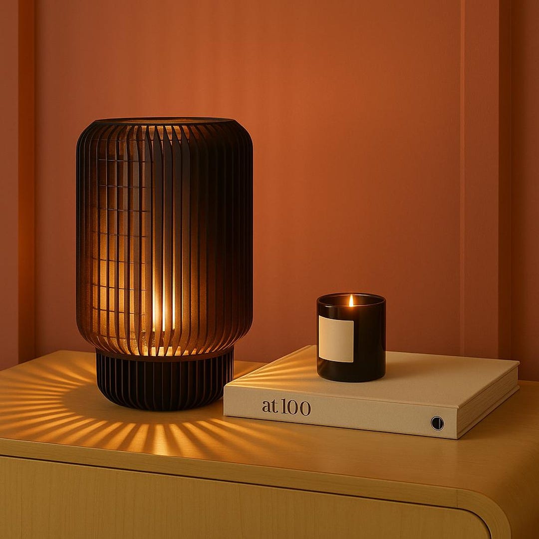 Retro / Modern Black Texture Table Lamp for Gift, Table Lamp as a Desk ...