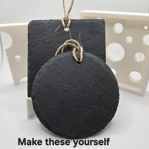 THE JACKCHEESE Slate Coaster Jig to Make Ornaments Easy Repeatable ...