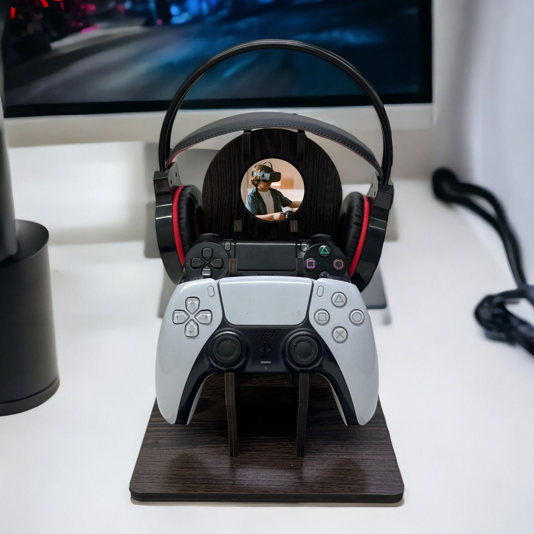Custom Photo Headphone and Controller Stand, Controller Custom Holder ...