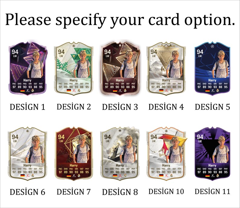 Custom FIFA 24 FUT Card EA Fc 24 Tots, Icon, Toty Legend Fifa Ultimate ...