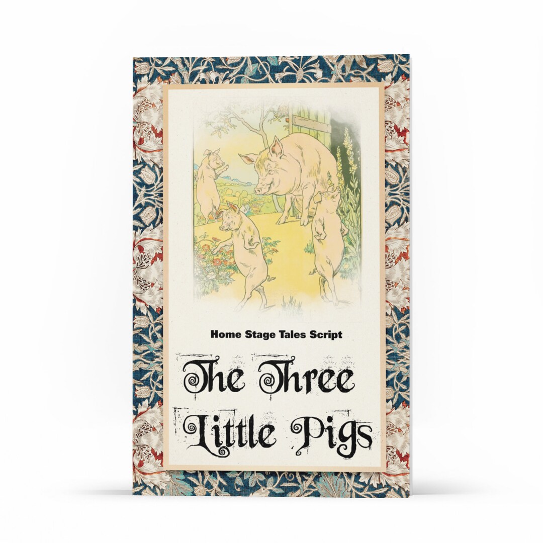 Three Little Pigs Script: Interactive Family Theater, Kids Drama - Etsy