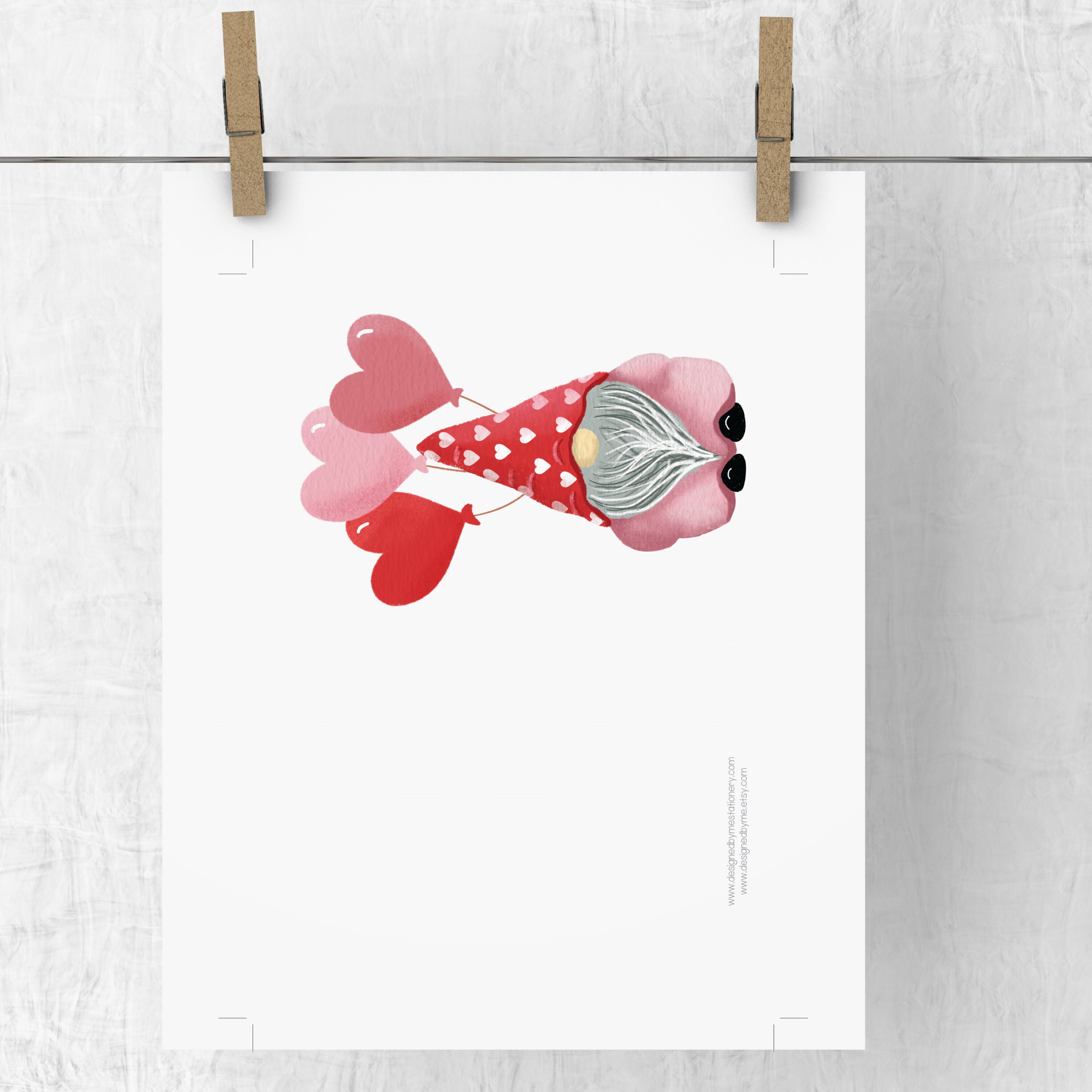 Printable Valentine Card Last Minute Valentine's Day | Etsy