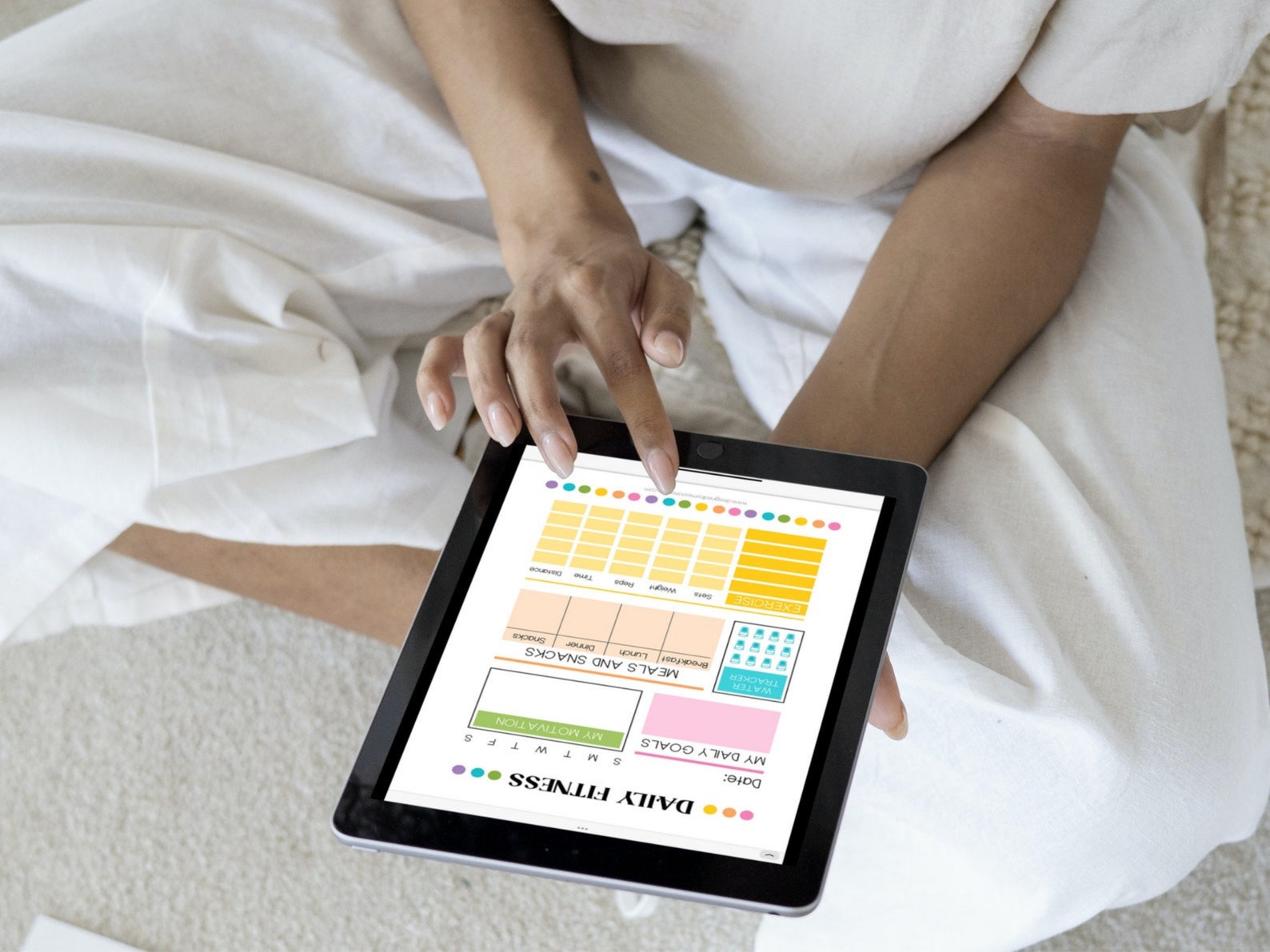 Printable Planner Bundle Undated Yearly Digital Planner - Etsy