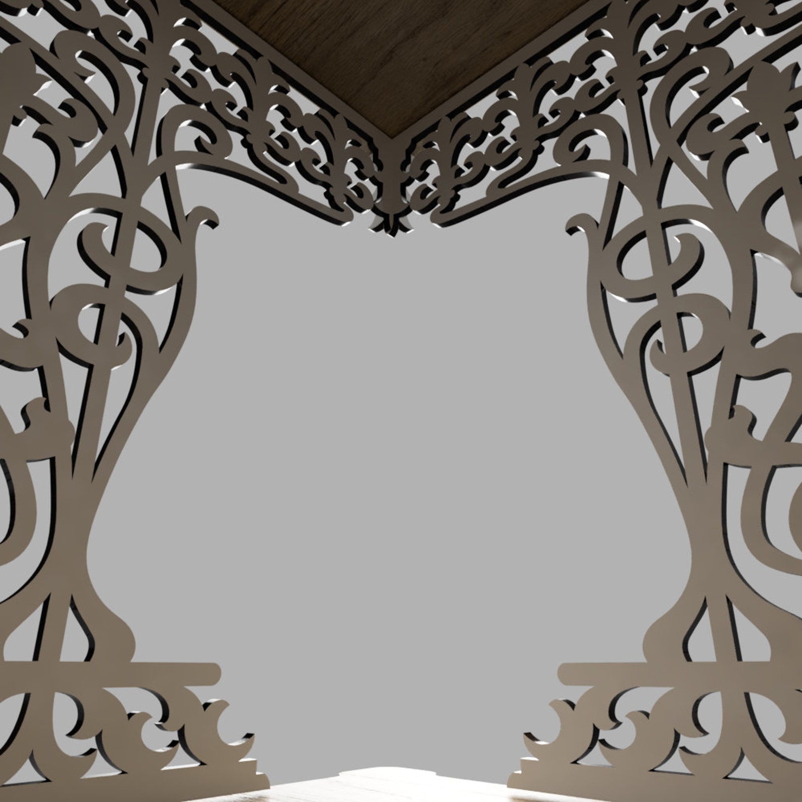 Corner Shelf for Icons, Laser Cut Layout - Etsy