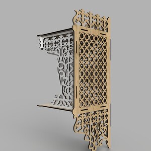 Corner Shelf for Icons, Laser Cut Layout - Etsy