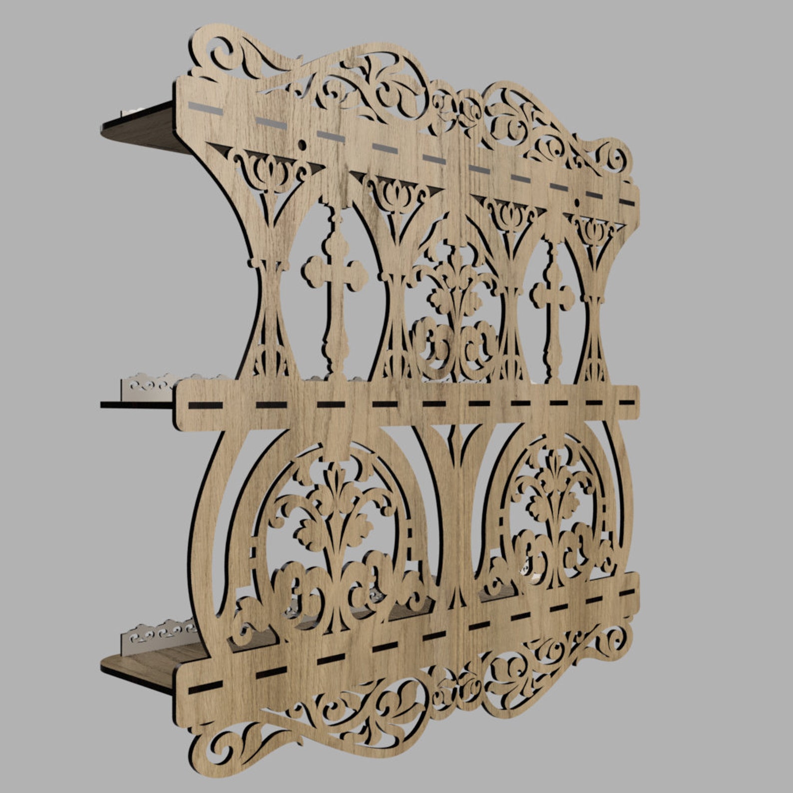 Straight Icon Shelf, Laser Cut Layout - Etsy