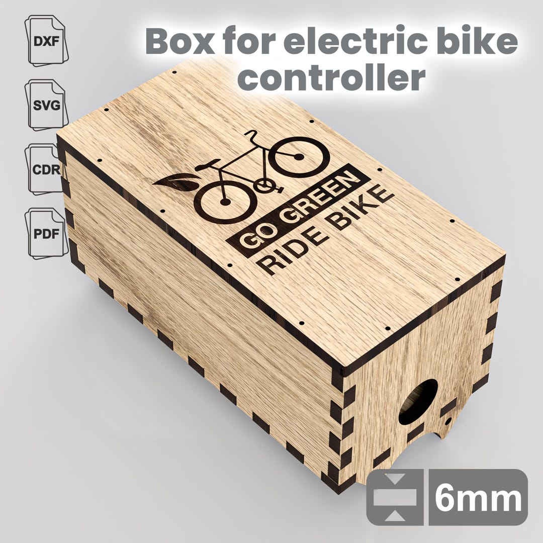 Box for Electric Bike Controller, Laser Cutting Layout - Etsy