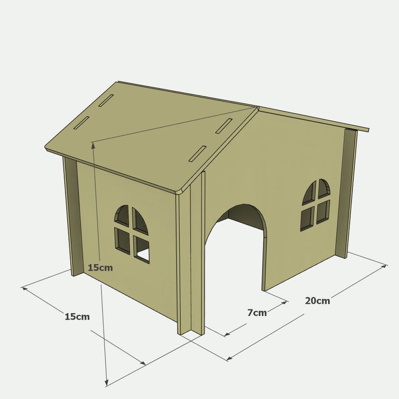 Rodent House, Pet House, Laser Cut Layout - Etsy