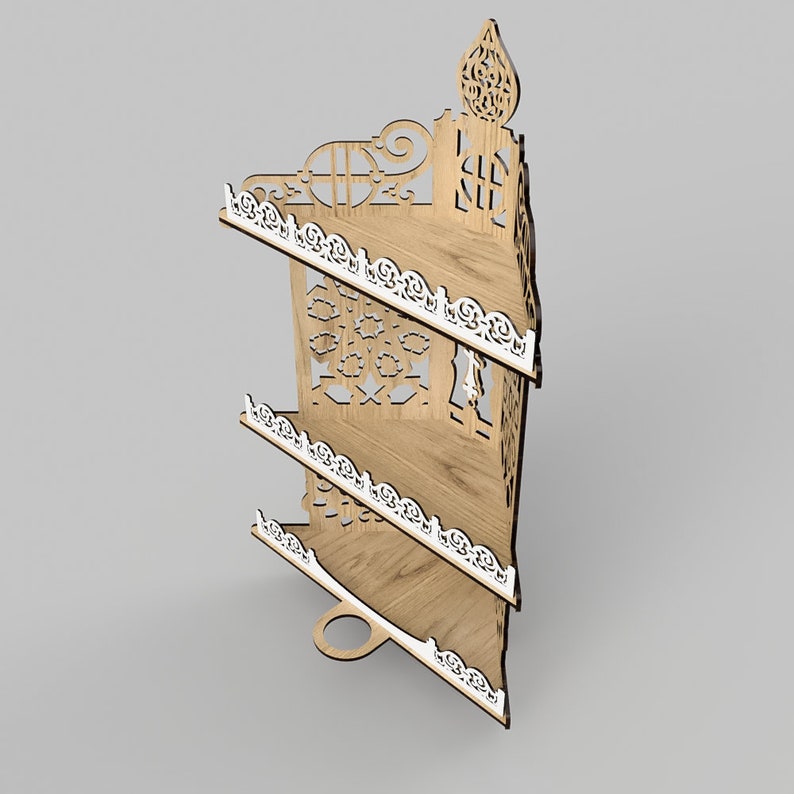 Corner Shelf for Icons, Laser Cut Layout - Etsy