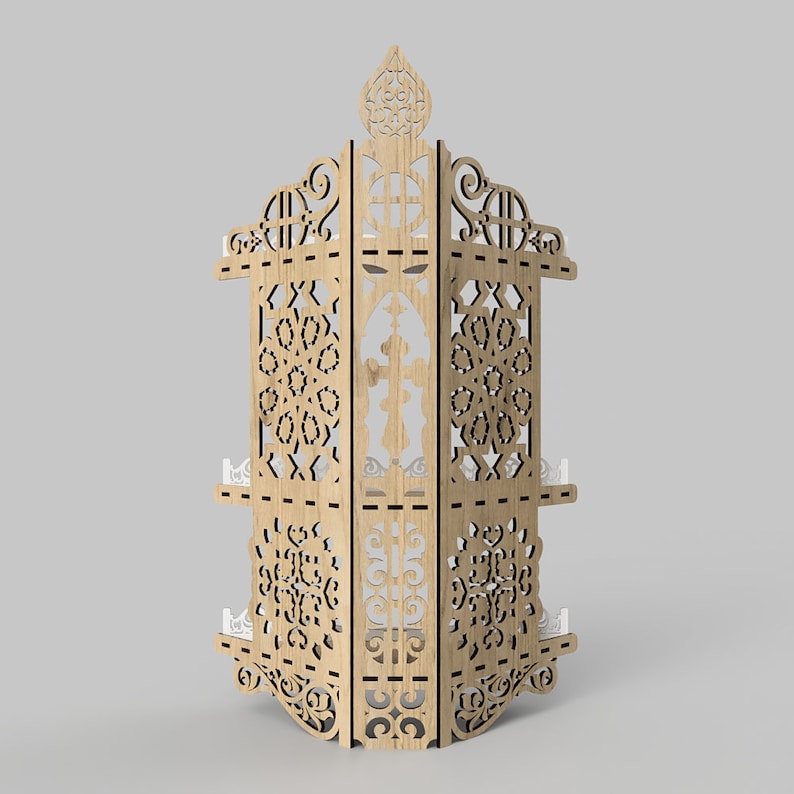 Corner Shelf for Icons, Laser Cut Layout - Etsy