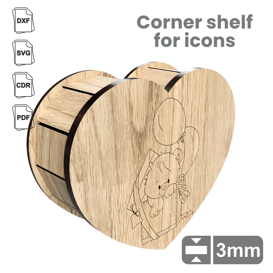 Heart Box, Laser Cutting Layout - Etsy