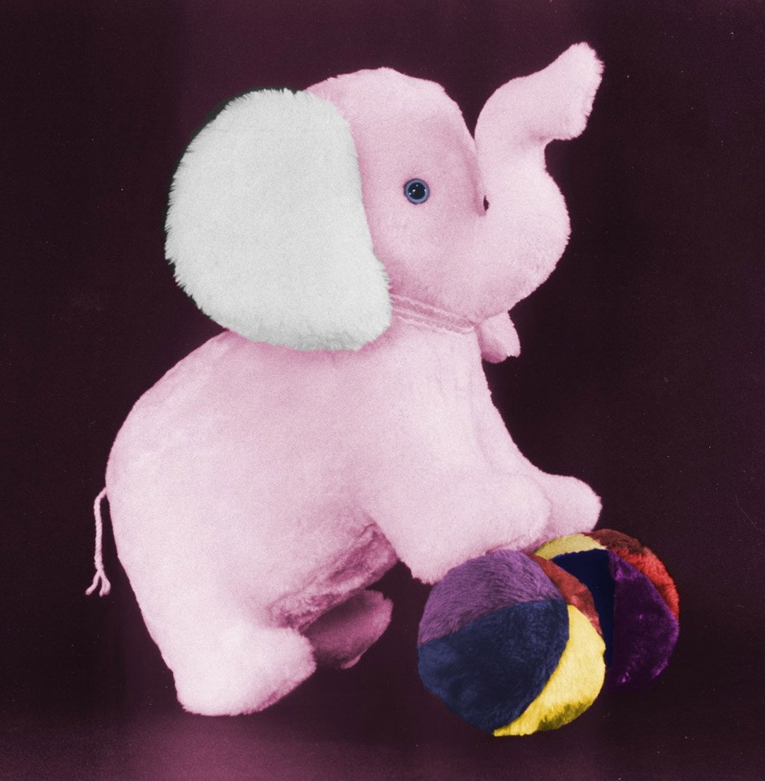 Sewing Pattern for a Giant Elephant and Ball Stuffed Animal Pattern ...