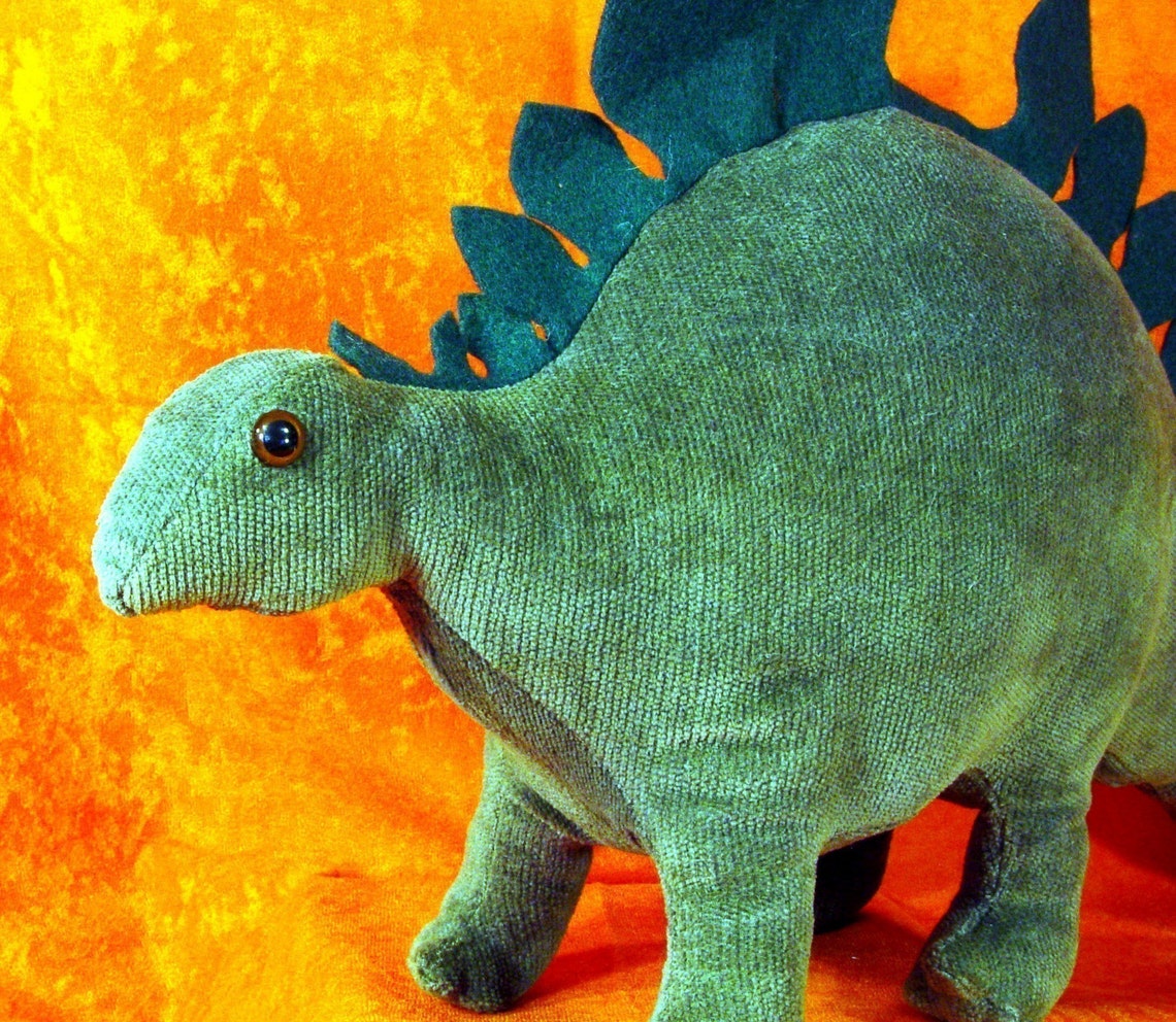 SEWING Pattern to Make a Stegosaurus Dinosaur Stuffed Animal Soft Toy ...