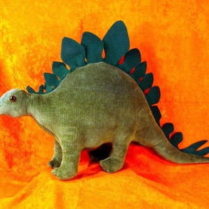 SEWING Pattern to Make a Stegosaurus Dinosaur Stuffed Animal Soft Toy ...