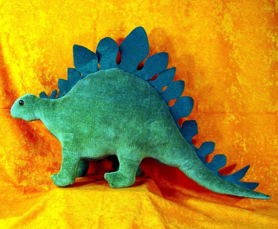 SEWING Pattern to Make a Stegosaurus Dinosaur Stuffed Animal Soft Toy ...