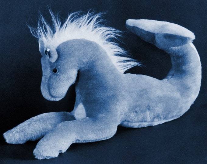 Sewing Pattern Make a Merhorse Mythical Hippocampus Stuffed Animal EASY ...