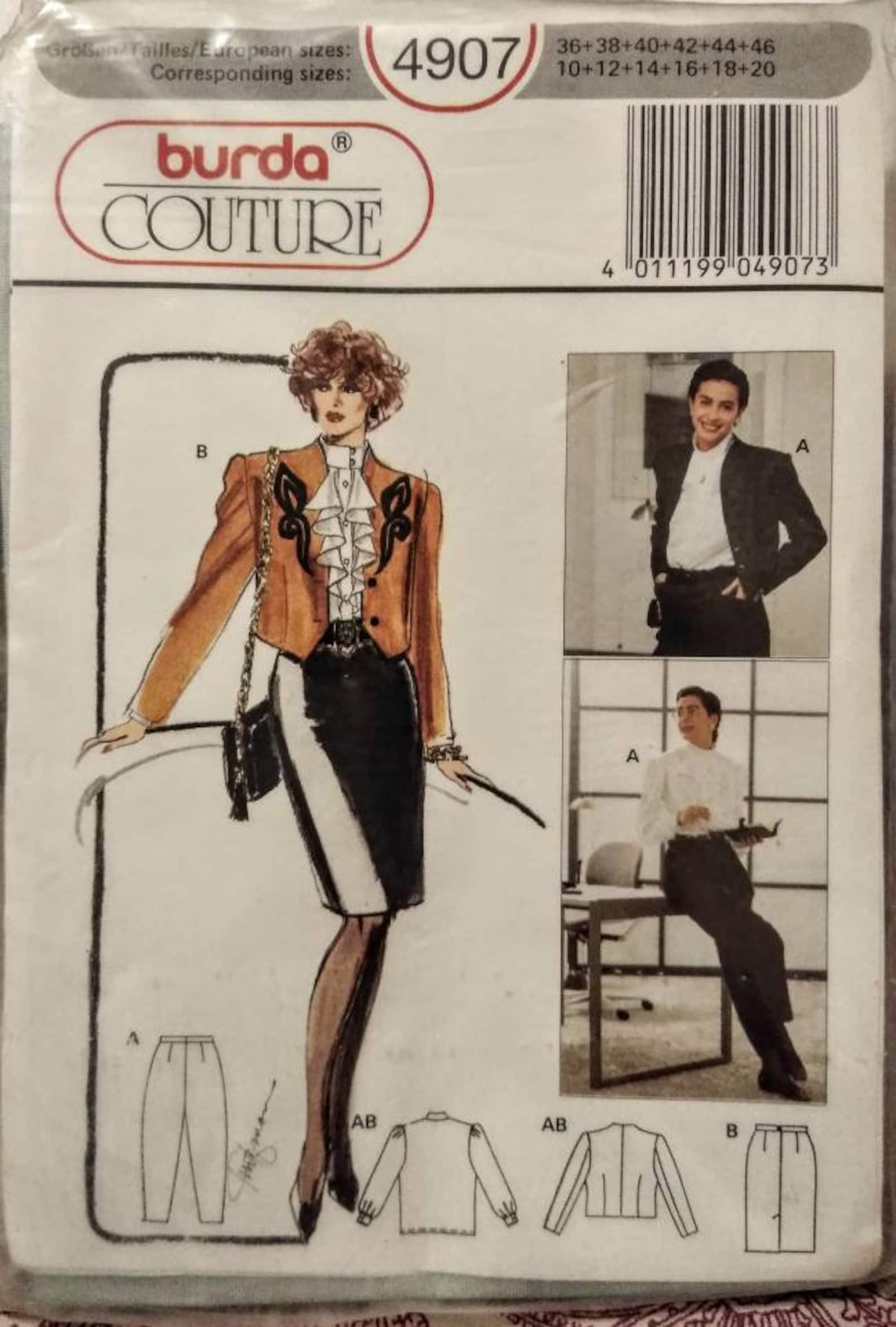 Vintage Burda Sewing Pattern New in PKG Women's Suit 1990 - Etsy