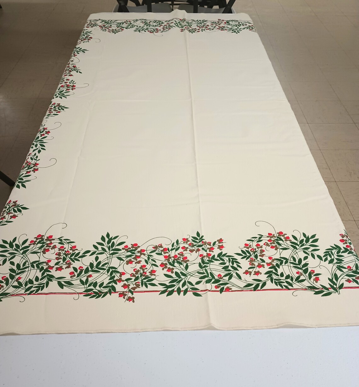 Designer Vera Vintage Tablecloth Cotton 1980s - Etsy