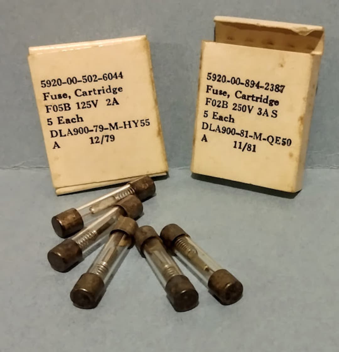 Vintage Fuse Cartridges (2) Circa 1979-1981 - Etsy