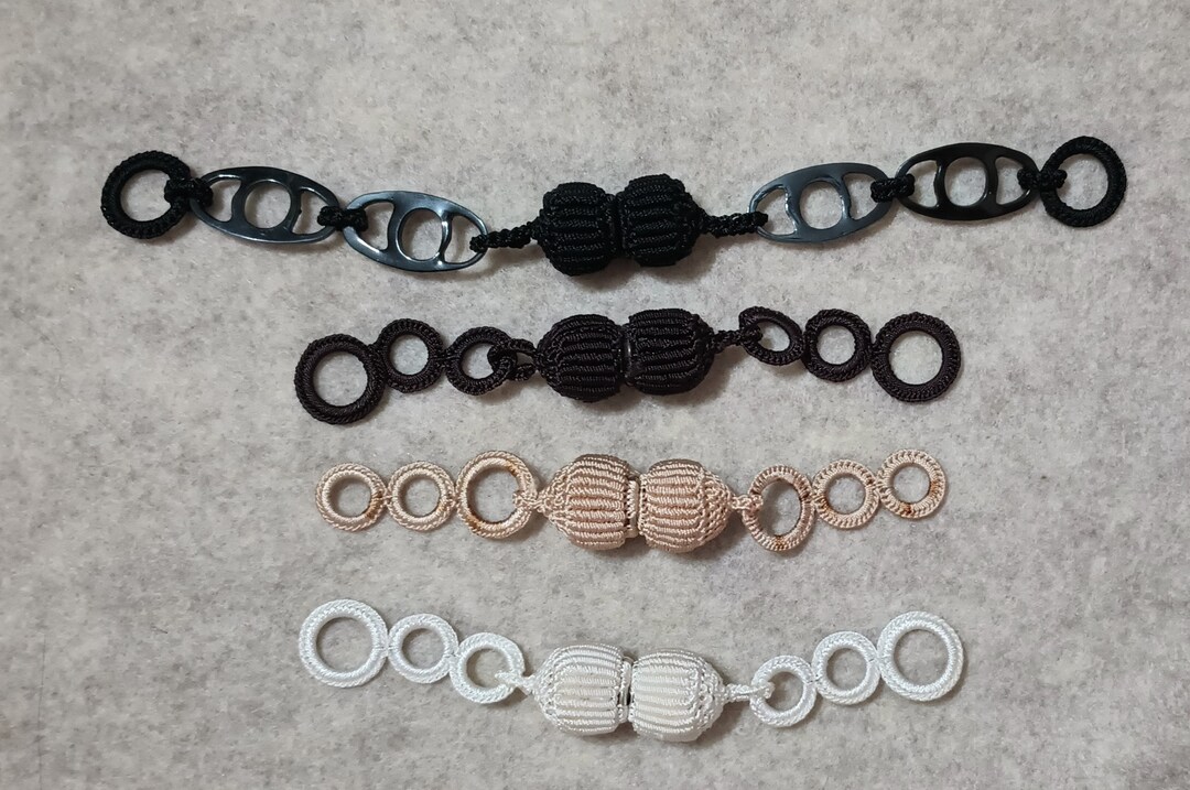 19th Century Cape Closures Fasteners Crocheted Snaps - Etsy