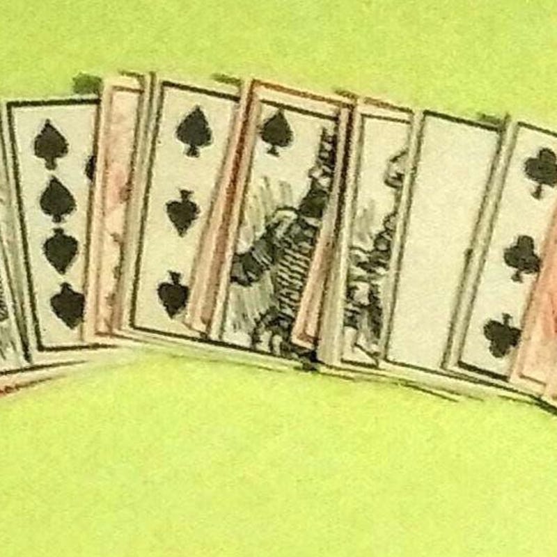 Altered Playing Card - Etsy