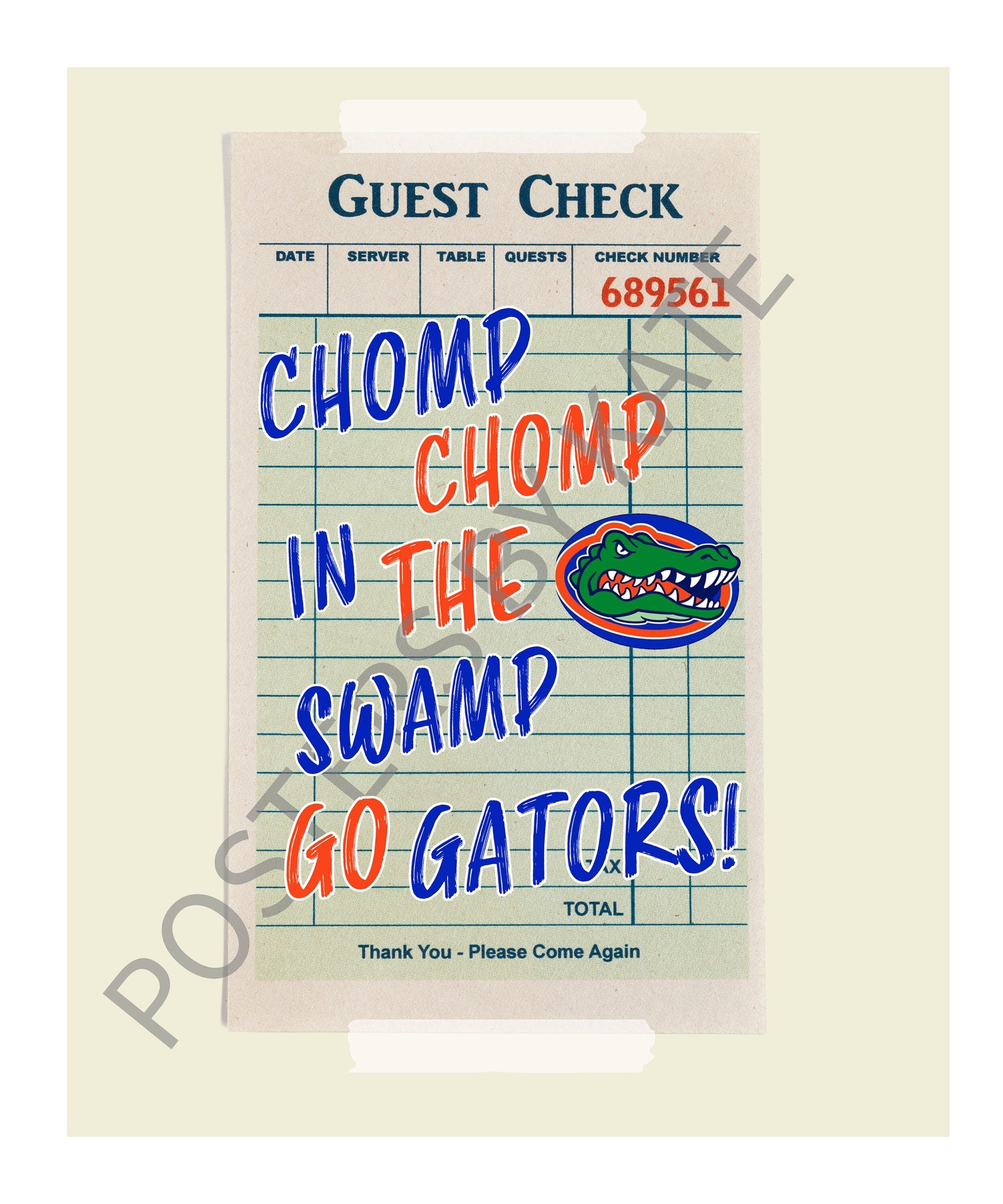 UF Poster - Etsy