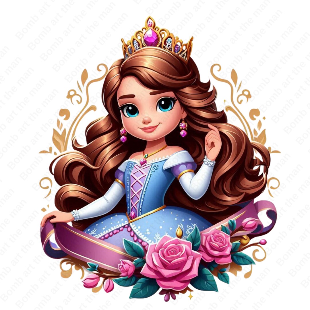 Princess Sofia Clipart, Sofia the First Png, Cute Princess Design ...