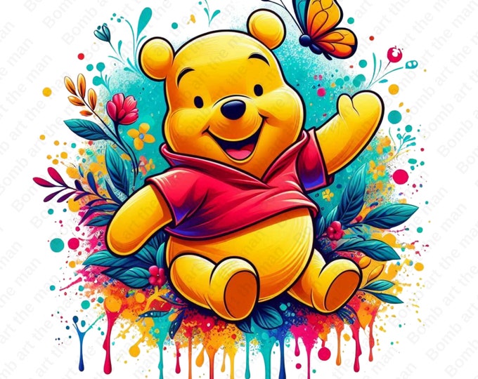 Winnie the Pooh Hero Clipart, Winnie the Pooh Png, Hero Png, Cute ...