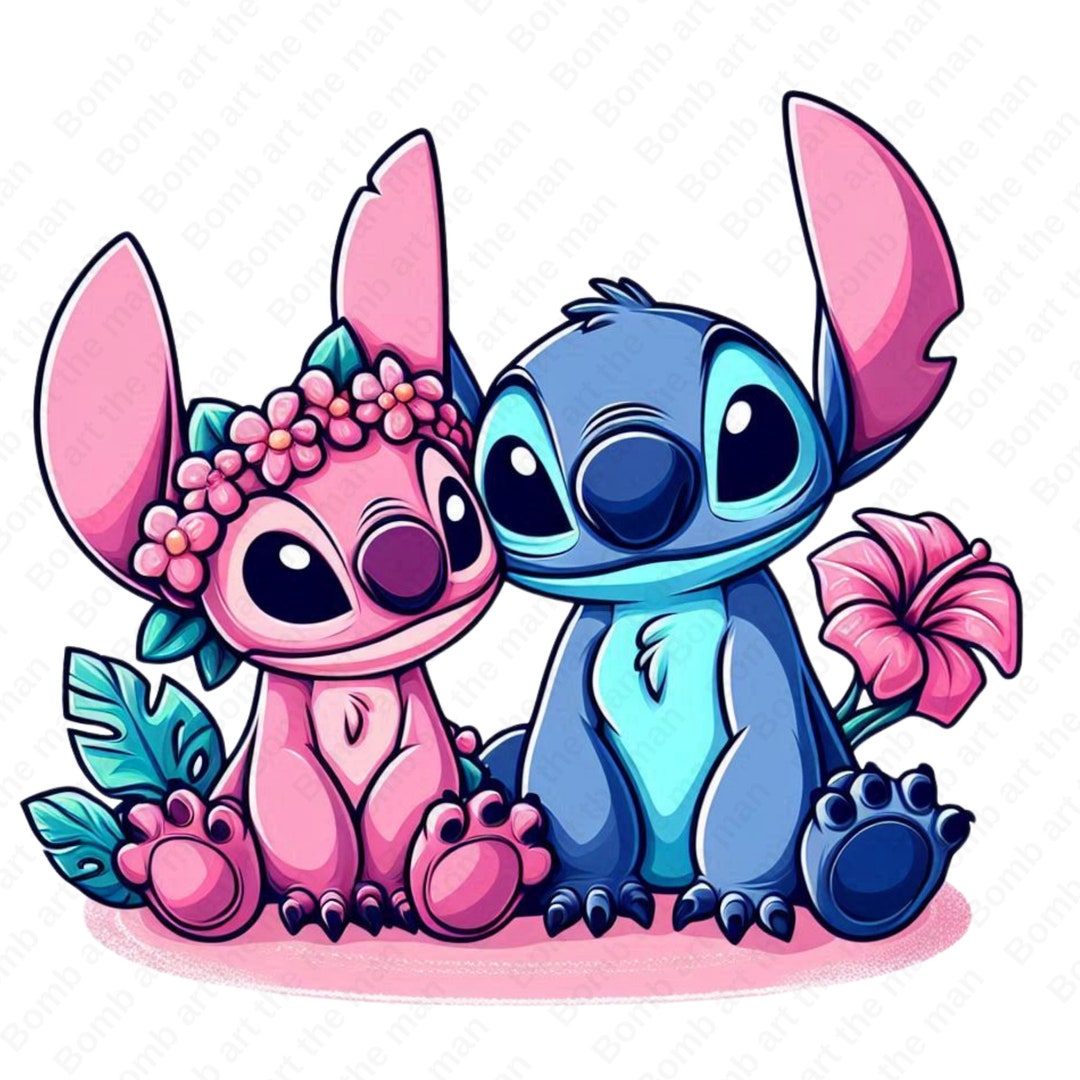 Stitch and Angel Clipart, Stitch and Angel Png, Transparent Design ...
