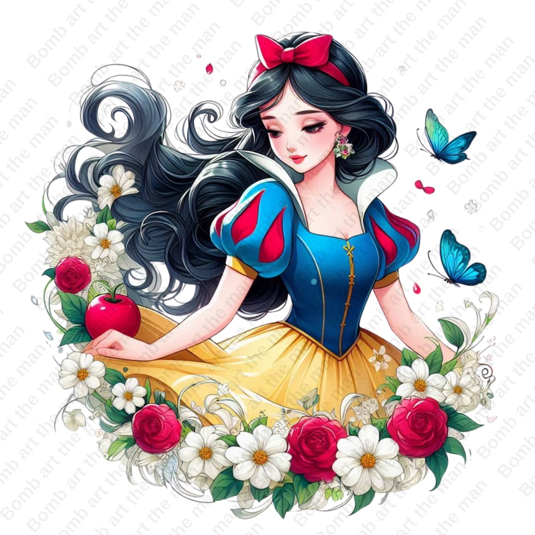Snow White Clipart, Princess Png, Cute Snow White Png, Transparent ...